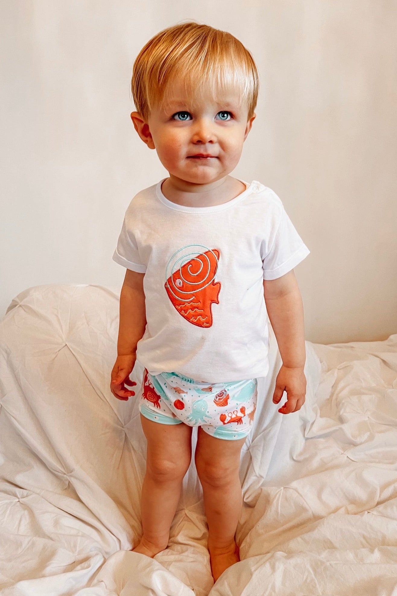 Calamaro SS23 | "Nemo" Coral Fish Swimwear – Millie and John