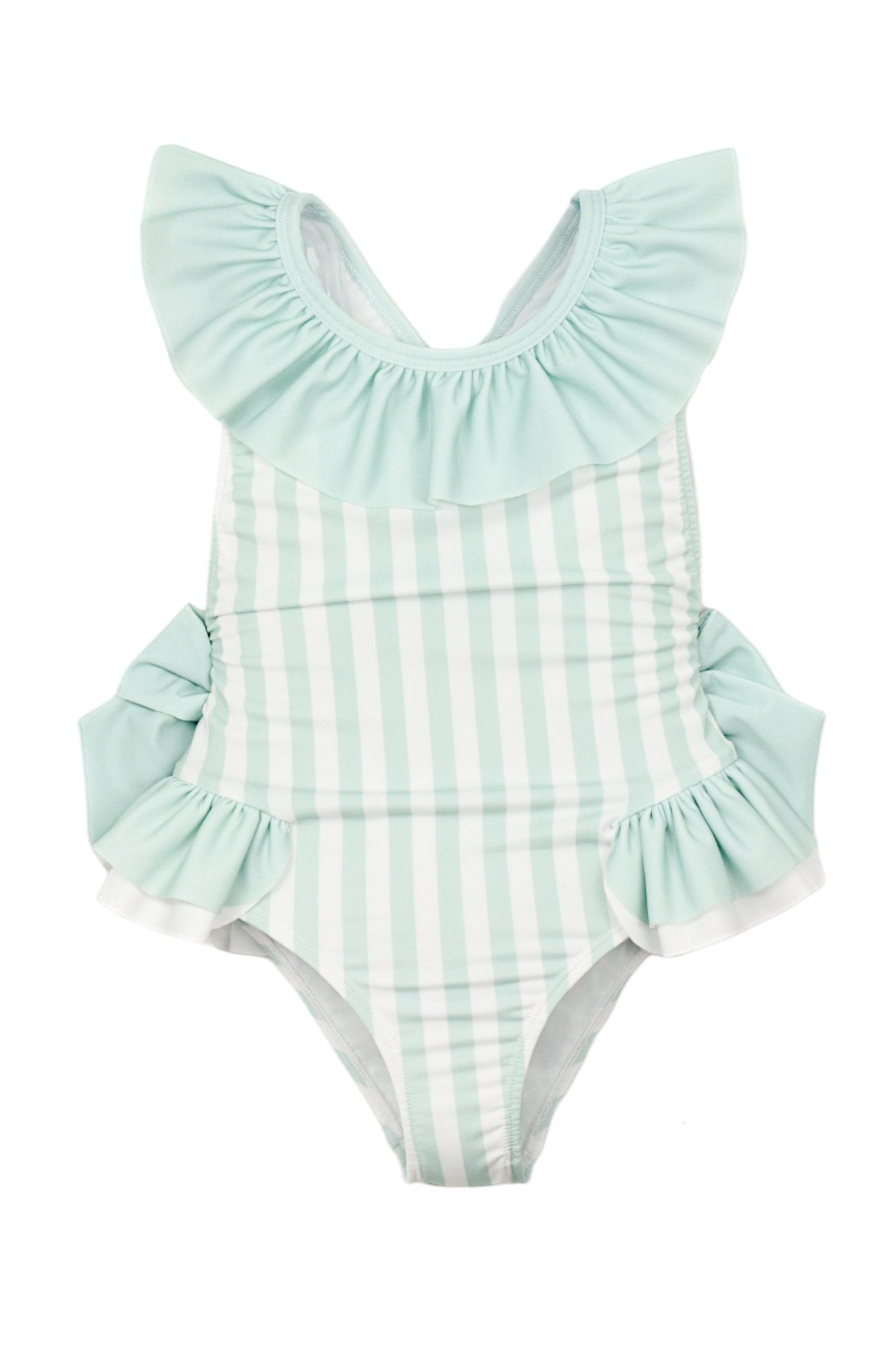SS26 Meia Pata | MINT STRIPES "Barbados" Swimsuit – Millie and John