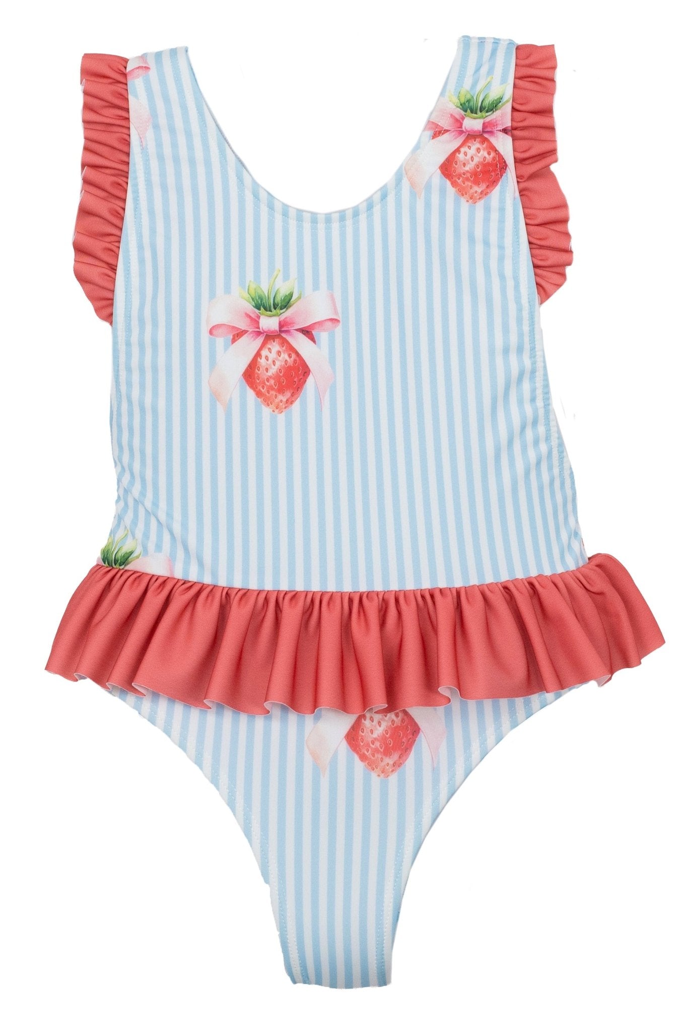 SS26 Meia Pata | STRAWBERRIES "Saona" Swimsuit – Millie and John