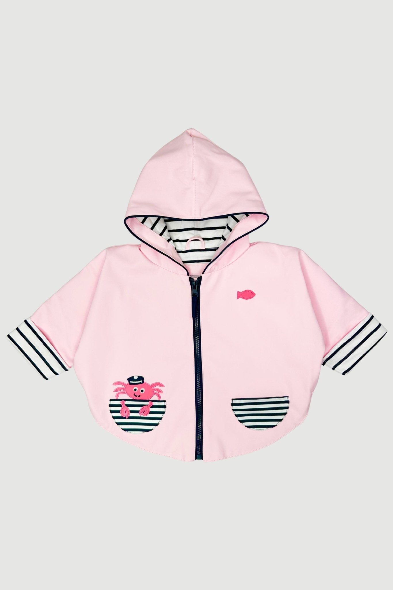 Week-end à la Mer SS25 | "Georgie" Pale Pink Waterproof Cape – Millie ...