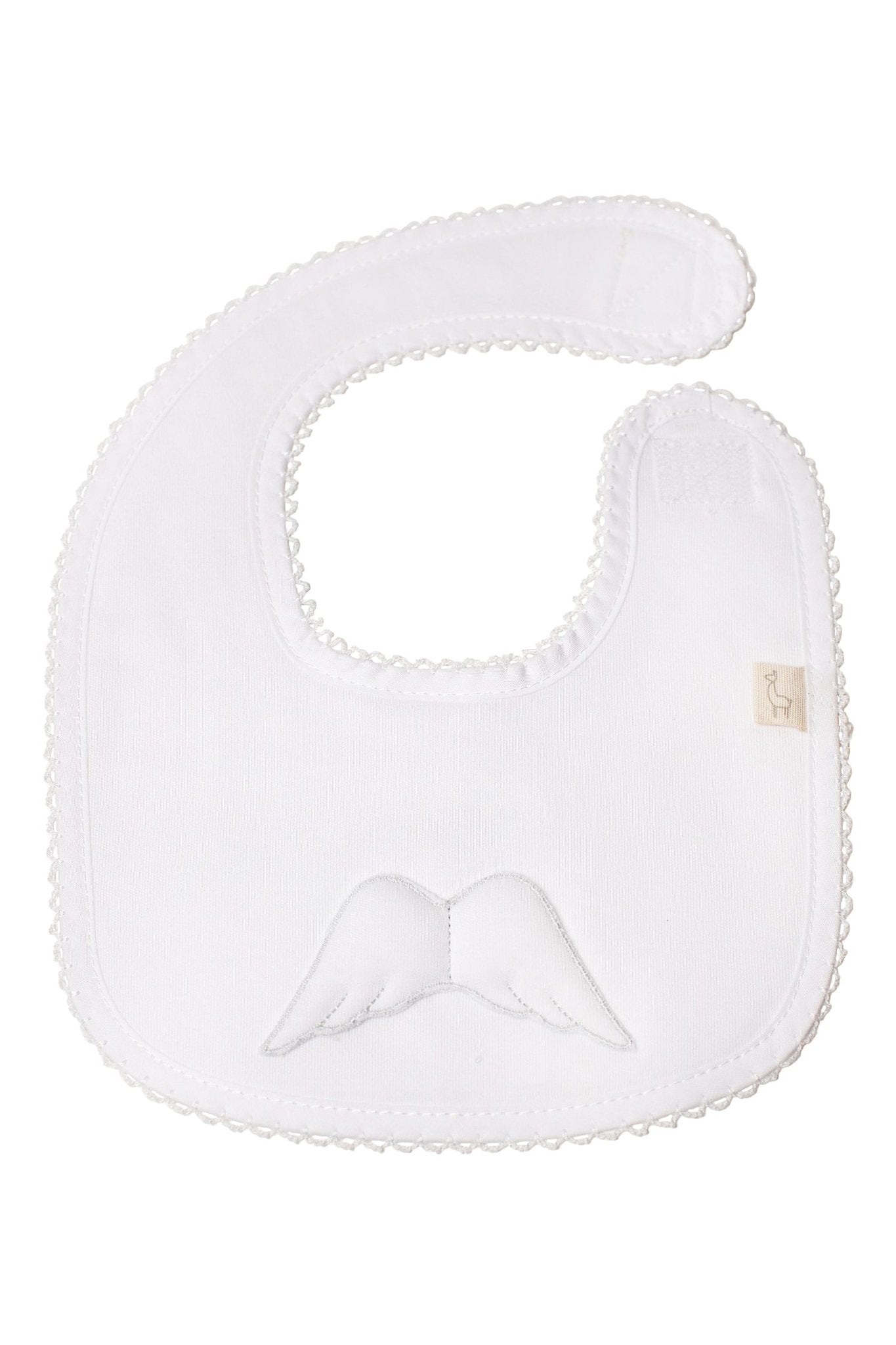 Baby Gi | Angel Wing Square Cotton Bib – Millie and John
